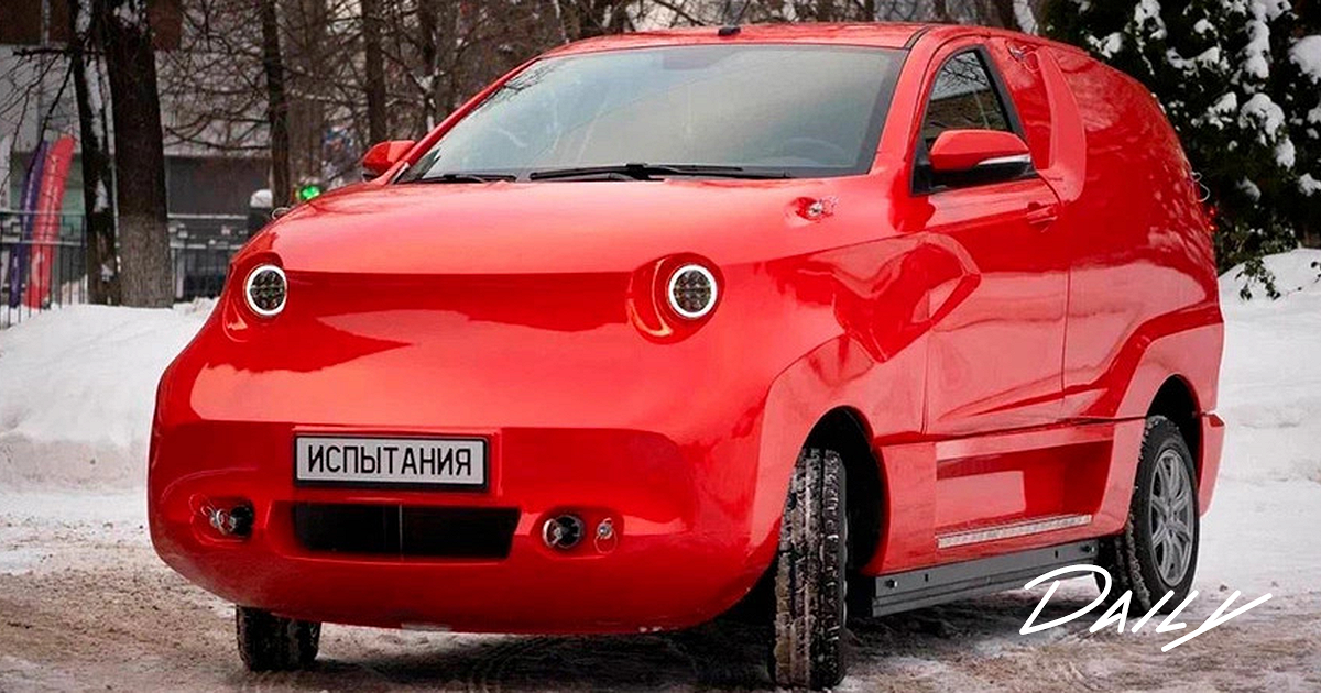 Политех показал прототип российского электромобиля Amber. Как на него отреагировали соцсети ...